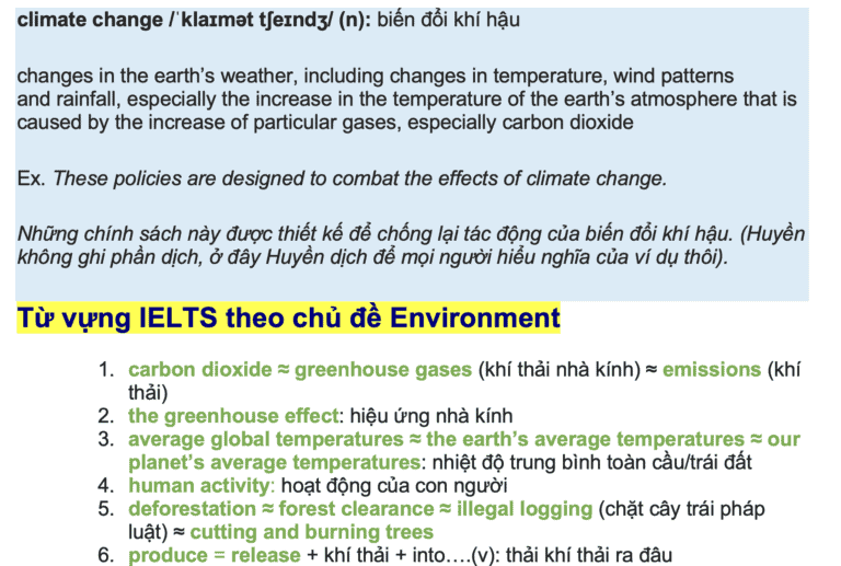Vocabulary - Trang 5 trên 10 - IELTS Nguyễn Huyền